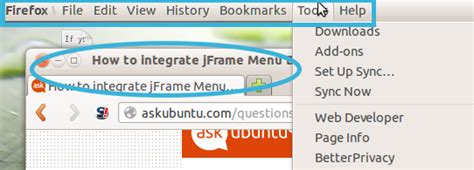 Application Development How To Integrate JFrame Menu Bar Into Unity Panel Ask Ubuntu