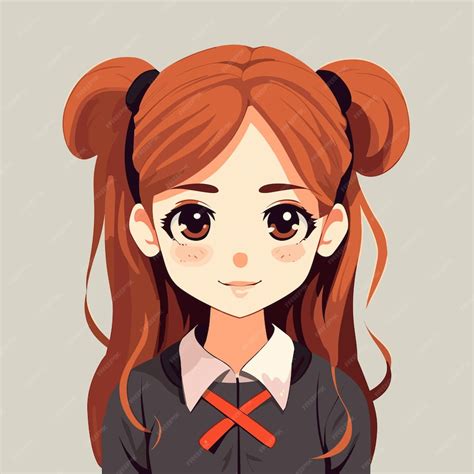 Premium Vector Cute Anime Girl Kawaii Vector