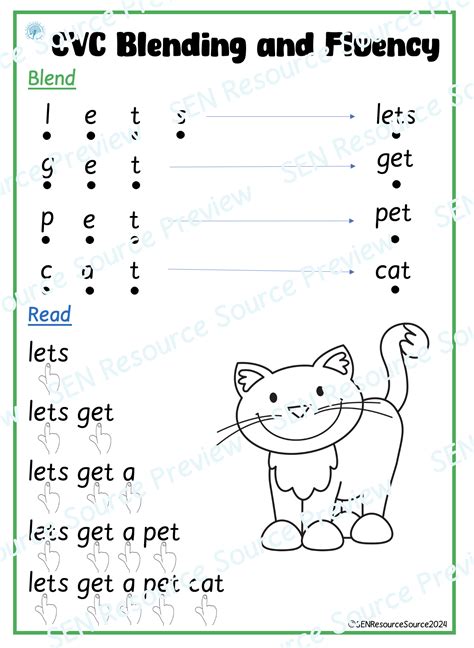 CVC Word Blending And Fluency Reading Guidance Teaching Resources