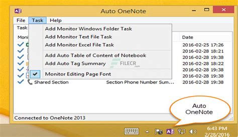 OneNoteGem Auto OneNote Free Download FileCR