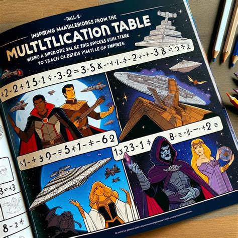 Star Wars Math Coloring Book Galactic Multiplication Adventures Ai