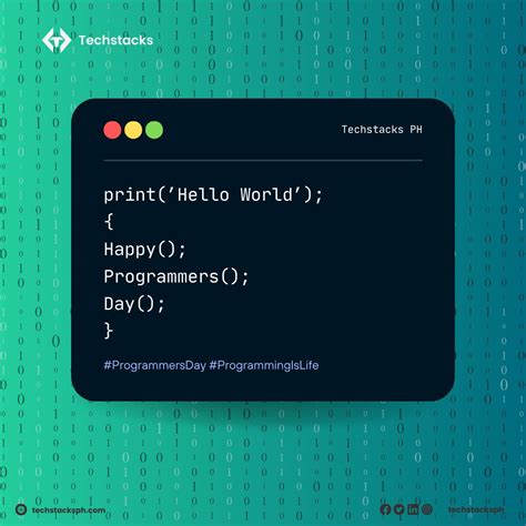 Techstacks Ph On Linkedin Programmersday Codewarriors Bughunters