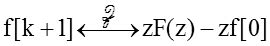 Table Of Z Transform Properties
