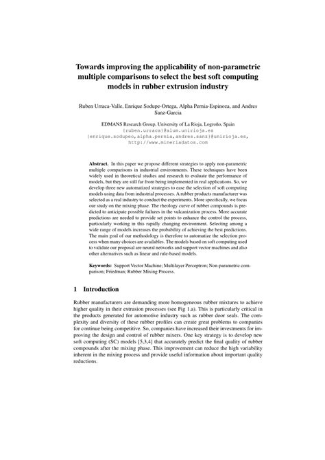 pdf towards improving the applicability of non parametric multiple
