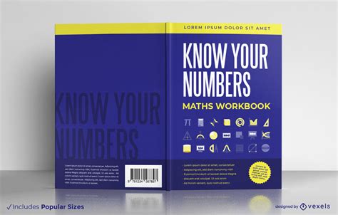 Math Education Workbook Cover Design Vector Download