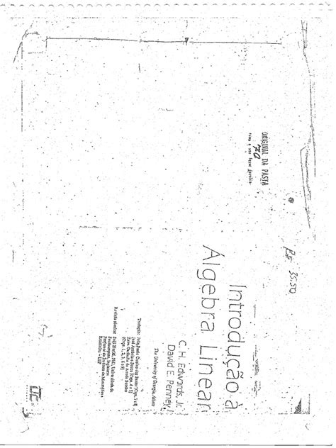 Introdução À Algebra Linear C H Edwards Jr E David E Penney Pdf