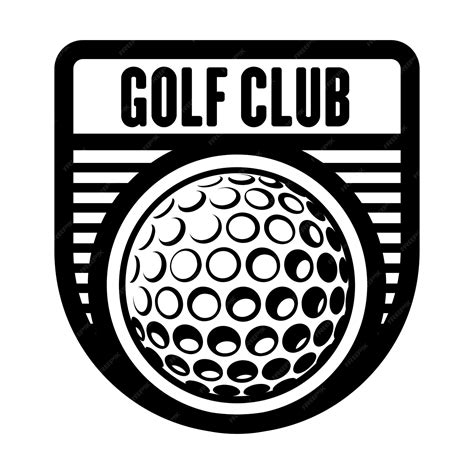 골프 공 스포츠 로고 템플릿 벡터 아트 이미지 그림 배구 팀 로고 템플릿 티셔츠 디자인 스티커 데칼 프리미엄 벡터