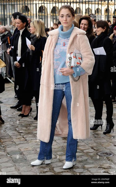 Sofia Sanchez Barrenechea Attending The Christian Dior Show As Part Of Paris Fashion Week Fall