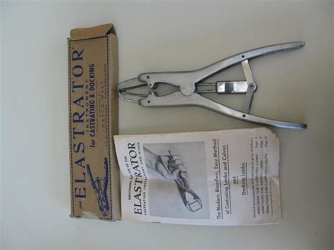 Elastrator For Castrating Collectors Weekly