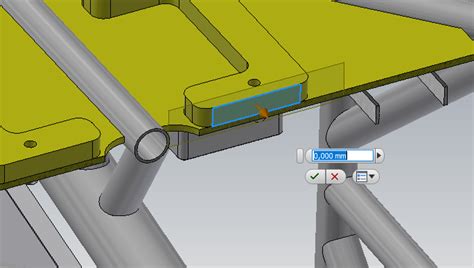 Positioning A Half Section View Without Having To Measure The Distance