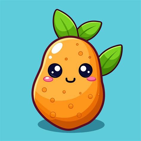 Premium Vector Funny Potato Cartoon Character Illustration