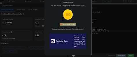 Syed Affan On Linkedin Day8 21daysofcode Geekstreak2024 Deutschebank Java Codingchallenge
