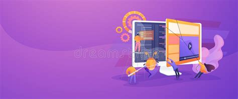 Software Testing Concept Infographics Stock Vector Illustration Of