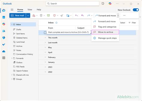Quick Steps In New Outlook And Web Create Use Manage