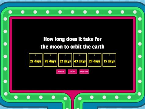 Space Quiz Gameshow Quiz