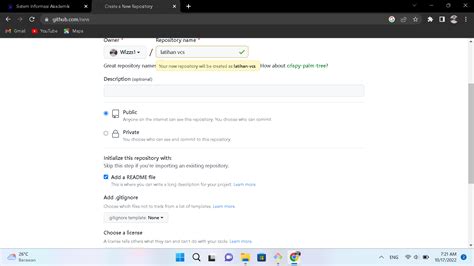 github wizzs1 latihan vcs