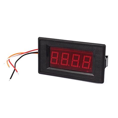 Buy Dc 0 20a 7 Segment 4 Bit Red Led Display Panel Ampere Meter Ammeter Online At Desertcartindia