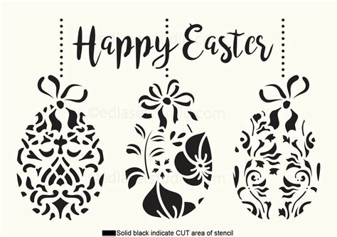 Easter Stencil For Walls Free Printable A Z