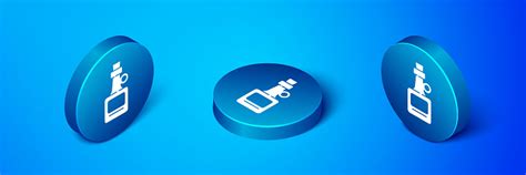 동급 알코올 음료 럼 병 아이콘 은 파란색 배경에 격리 파란색 원 버튼입니다 벡터 3차원 형태에 대한 스톡 벡터 아트 및 기타 이미지 3차원 형태 고풍스런 그리기