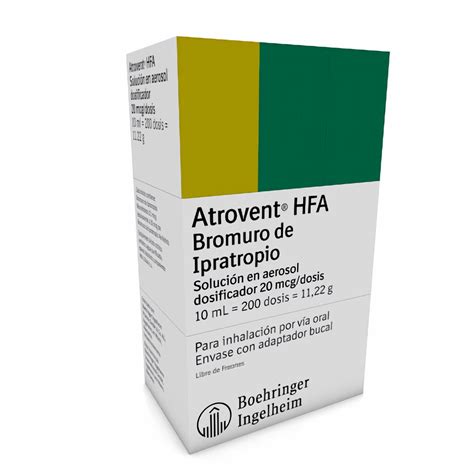 Atrovent Hfa Solución En Aerosol 20 Mcg Rappi
