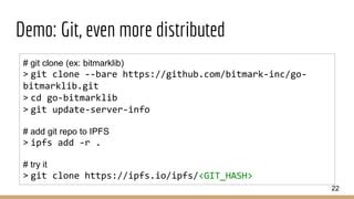 Ipfs Pptx Internet Computing