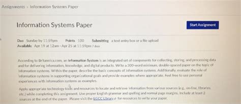 Solved Assignments Information Systems Paper Information