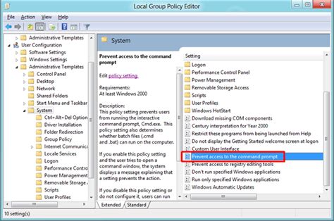 Disable Windows Cli And Command Prompt Script Processing In Windows 8