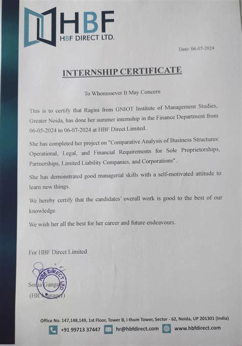 Ragini Gupta On Linkedin Internship Journey Completion I Am Thrilled