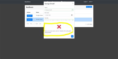 Errors That Occur In Crud Operations Made Through AppServices Are Not Displayed As A Message On