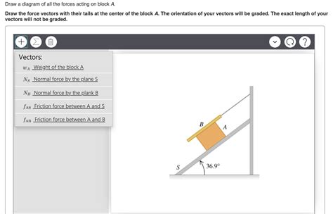 Solved Block A With Weight W Slides Down An Inclined Chegg