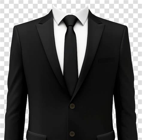Png Suit With Black Tie Sophisticated Professional Accessories