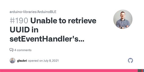 Unable To Retrieve Uuid In Seteventhandlers Callback · Issue 190