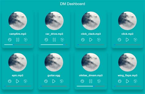 Github Odin94dmdashboard An Electron Dashboard For Penandpaper Dms For Playing Music And