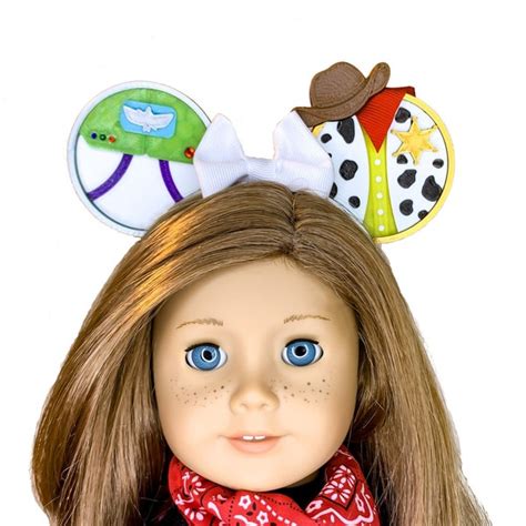 Mickey Mouse Ears American Girl Doll Etsy