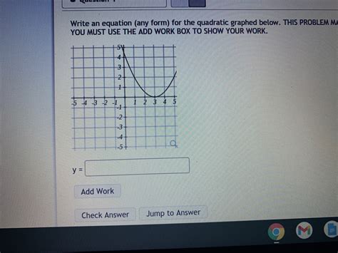 Answered Write An Equation Any Form For The… Bartleby