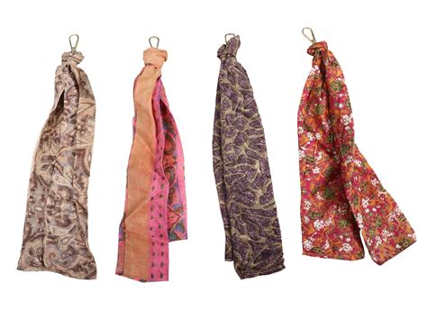 Lot Of Four Multicolour Assorted Bow Headbands For Women Knotted Boho Bandeau Headbands Paisley