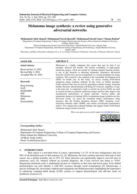 Pdf Melanoma Image Synthesis A Review Using Generative Adversarial Networks