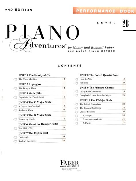 Piano Adventures Level 2b Pdf Guide Pdf