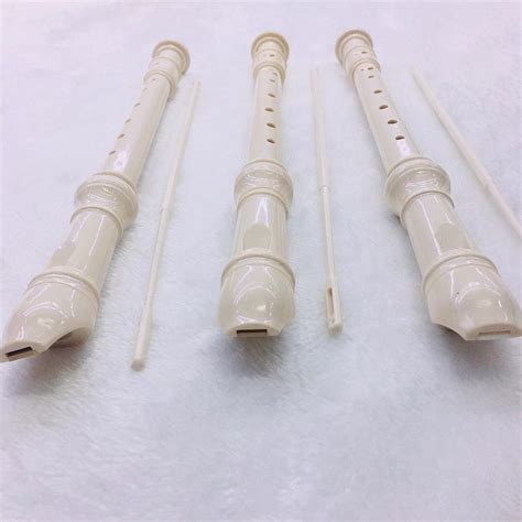 厂家德式 英式8孔象牙白竖笛 音乐启蒙教具演出入门吹奏类乐器 阿里巴巴