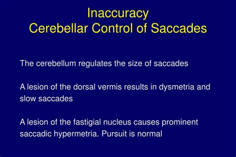 Ppt Saccades And Saccadic Oscillations Powerpoint Presentation Free Download Id 938206