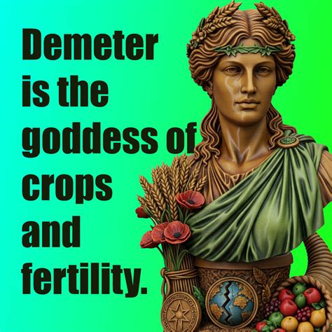 Greek Mythology Goddess Of Agriculture