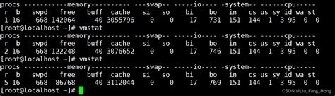 vmstat调优命令 性能测试中使用vmstat命令的作用和目的 csdn博客