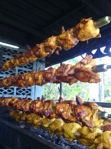 🐓ไก่ย่างกะทิร ร้านไก่ย่างสองสาว หน้าเขื่อนขุนด่านปราการชล