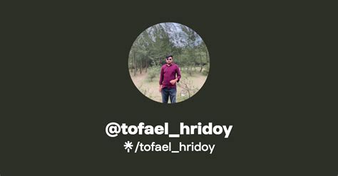 Tofael Hridoy Instagram Facebook Linktree