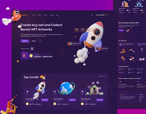 NFT Marketplace Website UI DESIGN Behance NFT Marketplace Website UI DESIGN Behance
