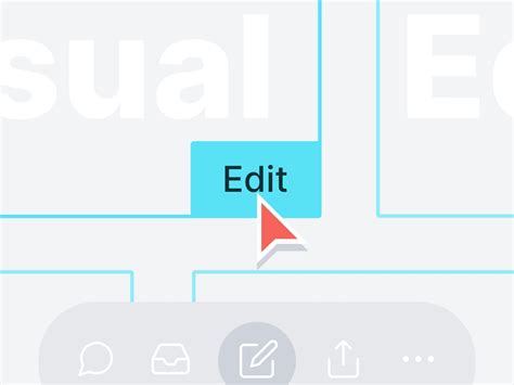 Click Edit Done Introducing Visual Editing
