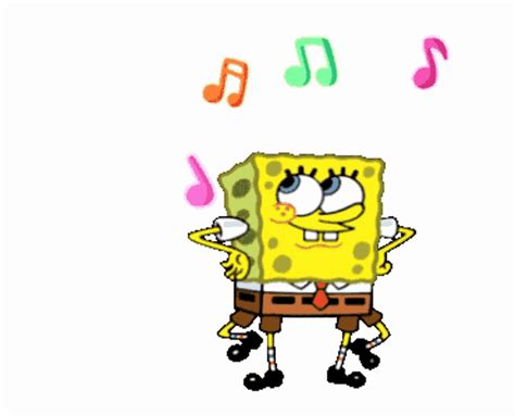 Dance Spongebob  Dance Spongebob Musical Notes Descubrir Y
