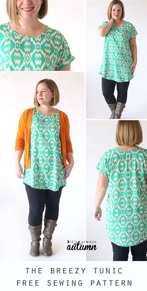 Easy Tunic Sewing Patterns Dresses And Tunics Simple Sew