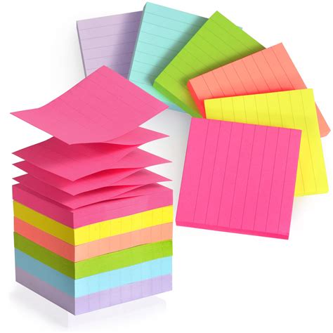 buy pop up sticky notes 3x3 easy post pop up notes refill lined accordion style self sticky