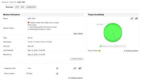 Macos Monitoring Manageengine Applications Manager